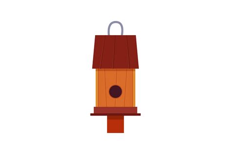 Building Bird House Vector Illustration Graphic By Pchvector · Creative Fabrica