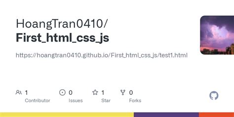 Github Hoangtran0410firsthtmlcssjs Hoangtran0410github