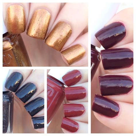 Cat Eyes And Skinny Jeans Essie Fall 4pc Mini Set Swatches Review