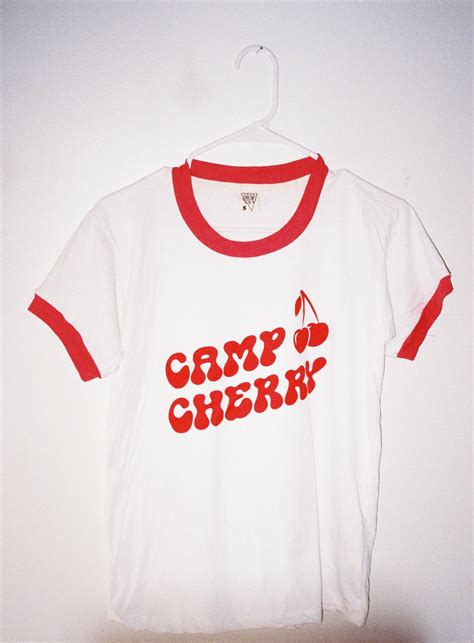 Camp Cherry Ringer Tee Cosmic Cherry