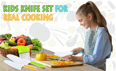 Taorish Juego De 4 Cuchillos Para Niños Cuchillo De Cocina Para