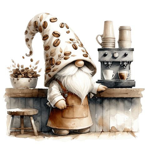 Gnomes Coffee Pngs For Free Download