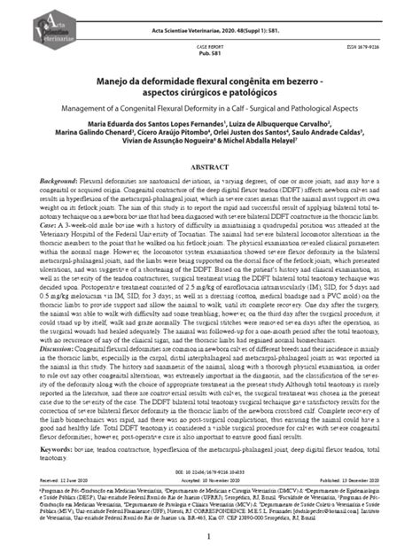 Congenital Flexural Deformity In Calf Pdf Surgery Musculoskeletal System