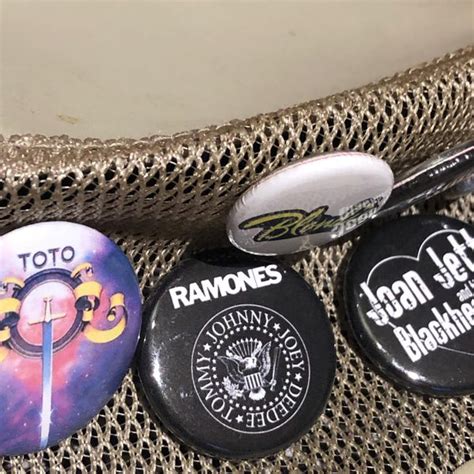 Vintage Rock Band Pinback Buttons Punk Alternative Classic Rock Etsy