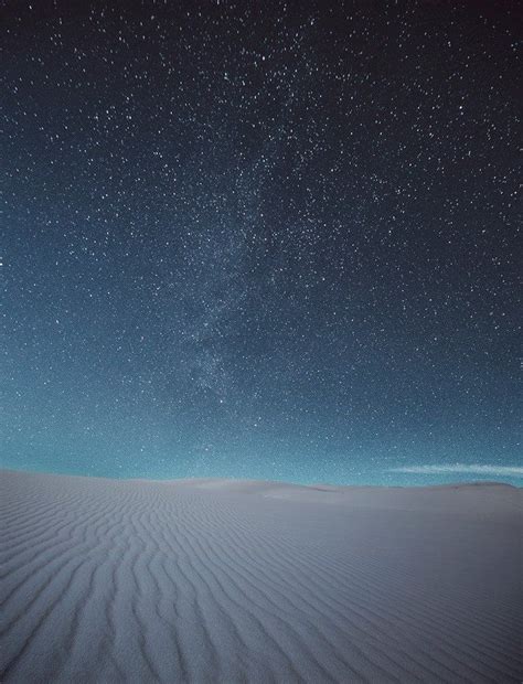 White Sands At Night Beautiful Landscapes Scenery Beautiful World