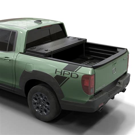 Honda Ridgeline 2017 2026 Hard Folding Truck Bed Tonneau Cover 5