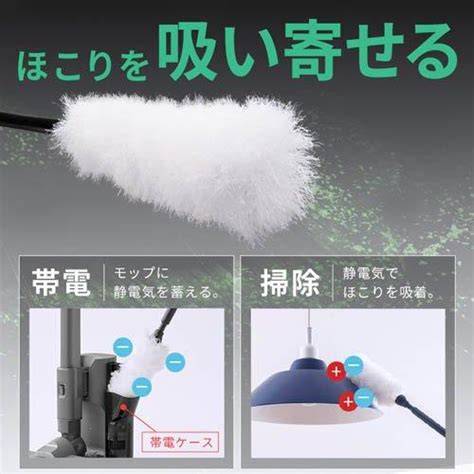 充電式掃除機 コードレス 静電モップ 紙パック グレー Sbd 201p H 1個 爽快ドラッグ 通販 Yahoo ショッピング