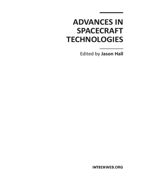 Advances In Spacecraft Technologies Pdf Pdf