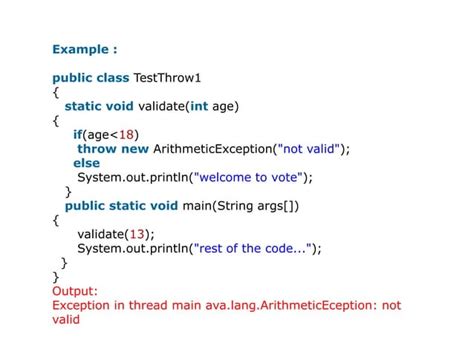 Exception Handling In Javapptx Exception Handling In Javapptx
