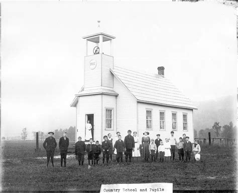 Country School And Pupils Pontiac Archives