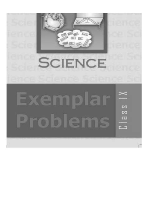Ncert Class 9 Science Exemplar Problems Pdf Atoms Physical Sciences