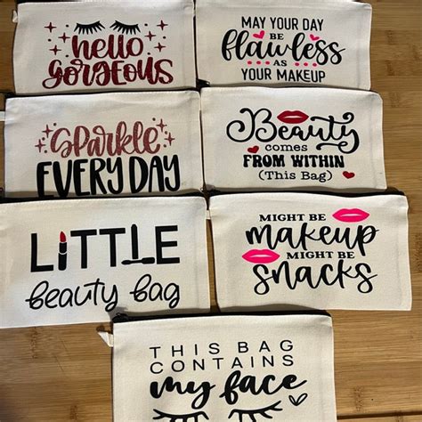 Funny Makeup Bag Svg Bundle Cosmetic Bag Sayings Bundle Make Up