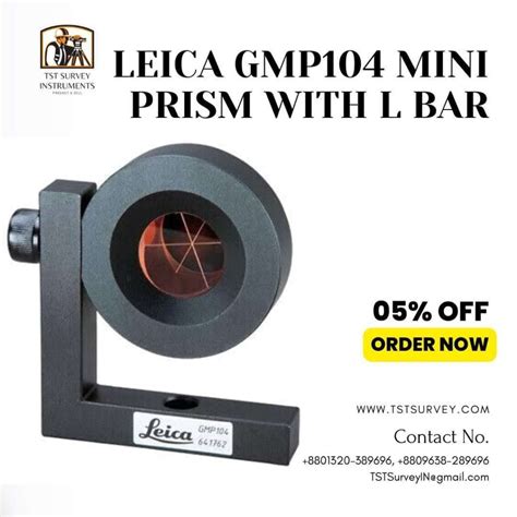 Leica Gmp104 Prism L Bar Tst Survey Instruments