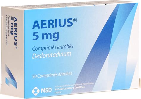 Aerius Filmtabletten 5mg 50 Stück In Der Adler Apotheke