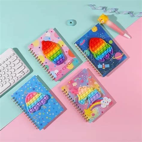 Libreta Kawaii De 160 Páginas Cuaderno Antiestres Popit Sitp