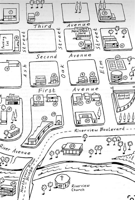 Pin By Tereza Bartos On Elementary Elementary Map Drawings