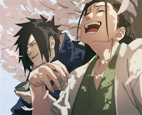 Pnpk 1013 Senju Hashirama Uchiha Madara Naruto Series Naruto Shippuuden Absurdres