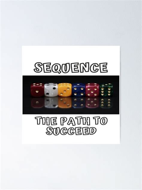 Sequence Poster For Sale By World Sarcasm Redbubble