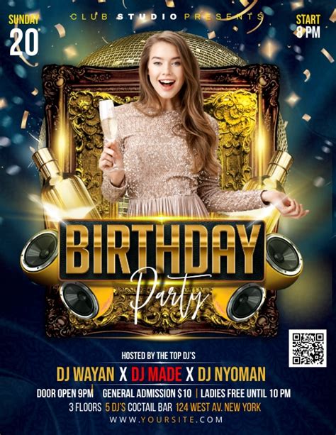 Party Flyers Template Postermywall