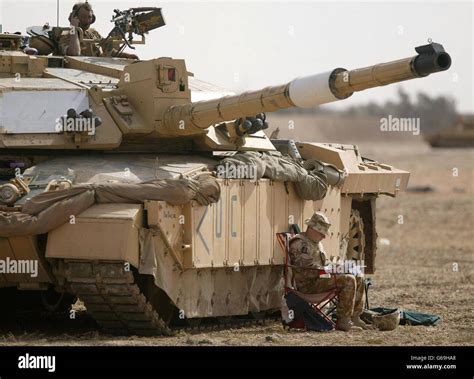 A Challenger 2 Tank Of The Scots Dragoon Guards After Being Involved In