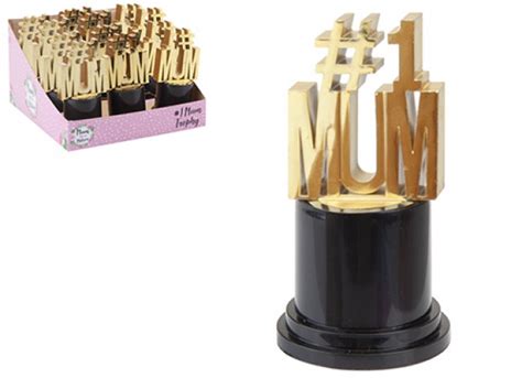 Number 1 Mum Novelty Trophy C Bargain Wholesalers