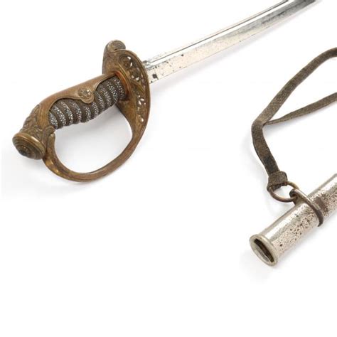 Japanese Officers Sword Patterned After Western Models Lot 2050