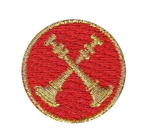Buy Captain 2 Crossed Bugles Collar Insignia 1 Circle Heros