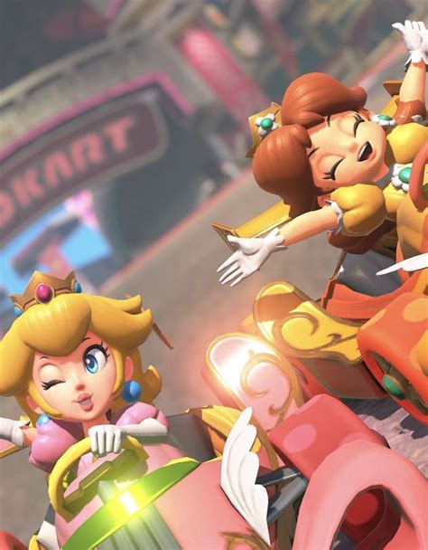 Princess Peach Mario Kart Mario Princess Daisy Princess Peach And