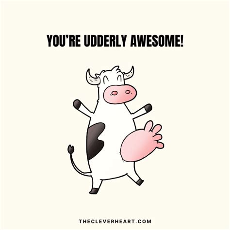63 Funny Cow Puns And Jokes That Are Udderly Hilarious The Clever Heart