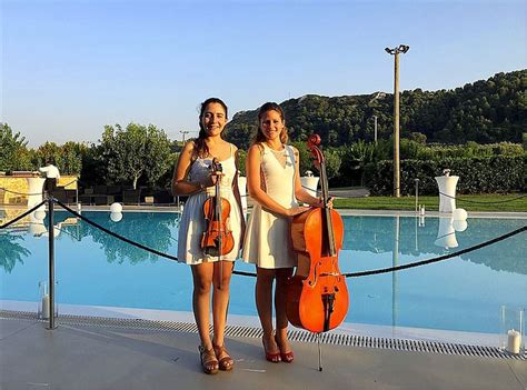 Hire Female String Duo Live Music Entertainment Athens Greece
