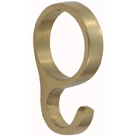 Domino Brass Picture Rail Ring Hook 9911 Design Suit 19mm Tube