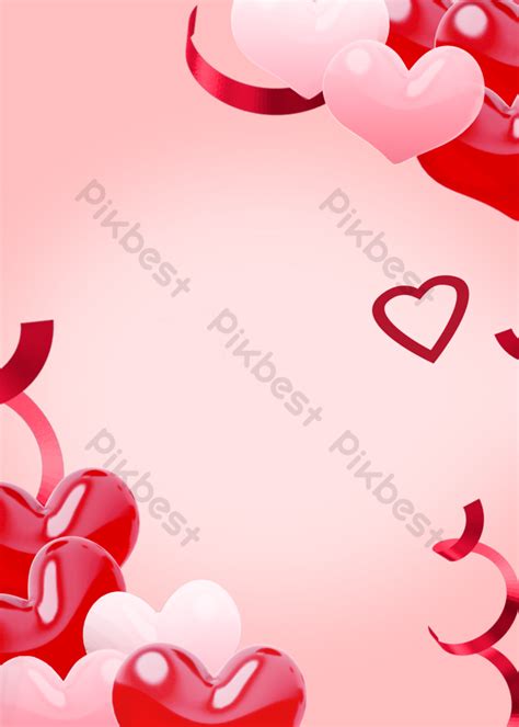 Background Red Love Creative Backgrounds PSD Free Download Pikbest