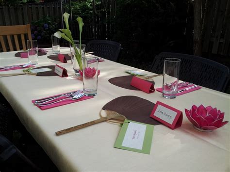 Thai Dinner Party Place Setting Dinner Party Place Settings Bali