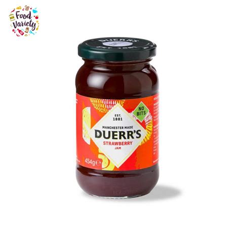 Duerrs Strawberry Jam 454g ดูเอ้อร์ แยมสตรอเบอร์รี่ 454 กรัม Shopee