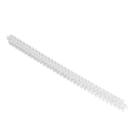 White100pcs Double Loop Wire Binding Spines Loop Spiral Binding Coils