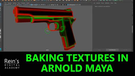 Baking Texturesambient Occlusion Curvature In Arnold Maya Maya