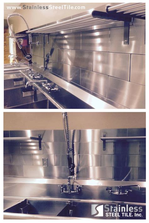 Diamond Pattern Stainless Steel Backsplash