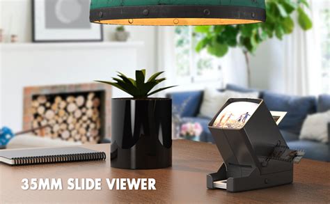 Digitnow Visor De Diapositivas Y Película De 35 Mm Aumento De 3x Led