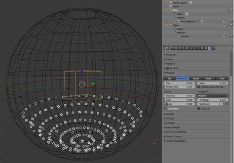 Charged Particles Inside Mesh Acculate At Vertices Particles And Physics Simulations