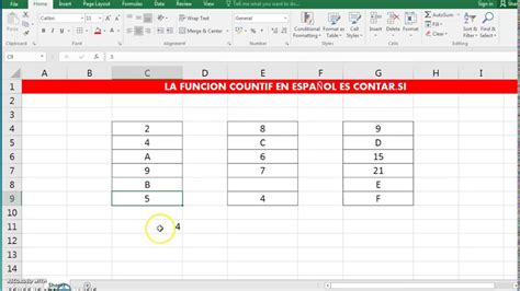 Cómo Usar Countifs Y Countif En Excel