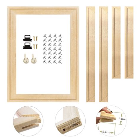 Marcos De Madera Para Manualidades Lienzo De Pintura Al Leo De M S De