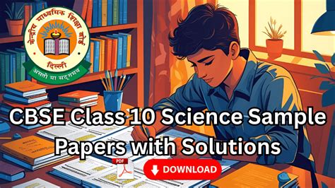 Cbse Class 10 Science Sample Papers With Solutions Pdf Download Cbse Guidance