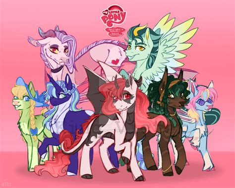 Mane 7 Mlp G4 Next Gen Au Tsmc By King Victor On Deviantart