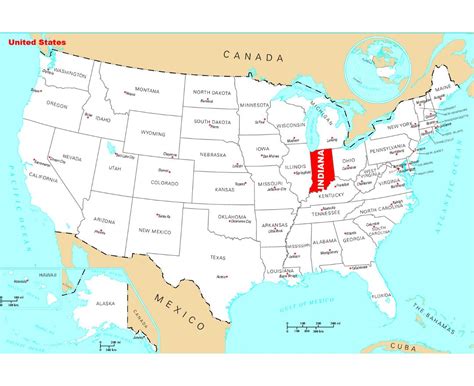 Maps Of Indiana Collection Of Maps Of Indiana State Usa Maps Of