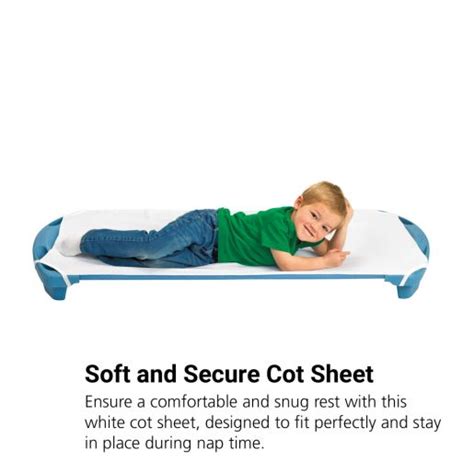 Angeles® Angels Rest® White Standard Cot Sheet Set Of 4