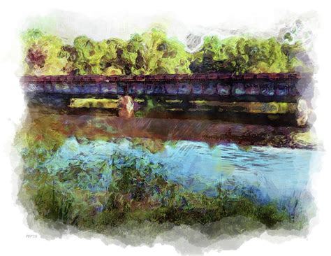 Railroad Trestle Over River Photograph By Phil Perkins Fine Art America