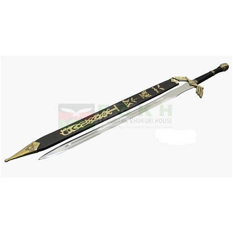 30 Blade Hand Forged High Carbon Steel Viking Sting Sword With Black
