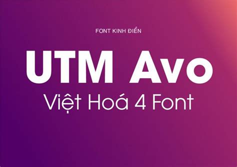 Tổng Hợp 100 Font Utm đẹp Nhất