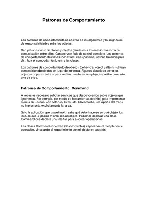 Apuntes De Patrones De Diseño Y Frameworks
