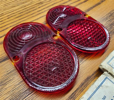 Tail Light Lenses Chevrolet 1925 1930 Pre Sixties Vintage Auto